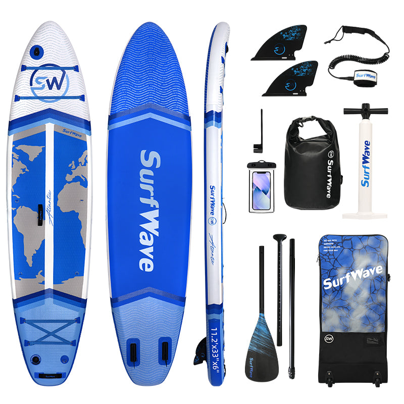 Pro Inflatable SUP Board,blue stand up paddle board 11ft All-Around in ...