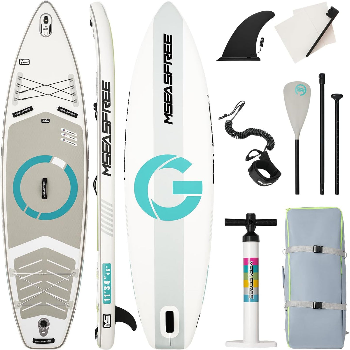 Inflatable Stand Up Paddle Board 11'x34 x6 with Accessories – Surfwaveboard